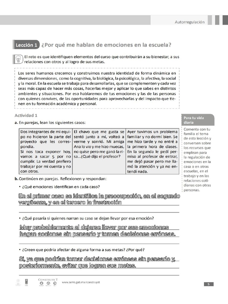 Lecciones Construye T (Lección 1 - 12) | PDF