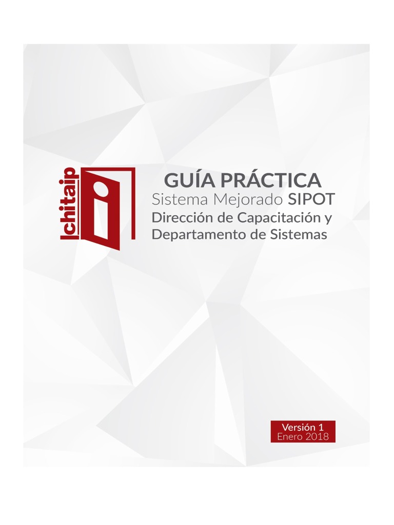 GUIA PRACTICA SIPOT 16_03_2018 | PDF | Contraseña | Archivo de computadora
