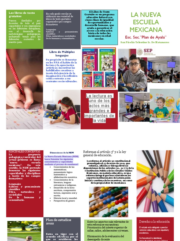 Triptico 2do Grado | PDF | Educación de la primera infancia