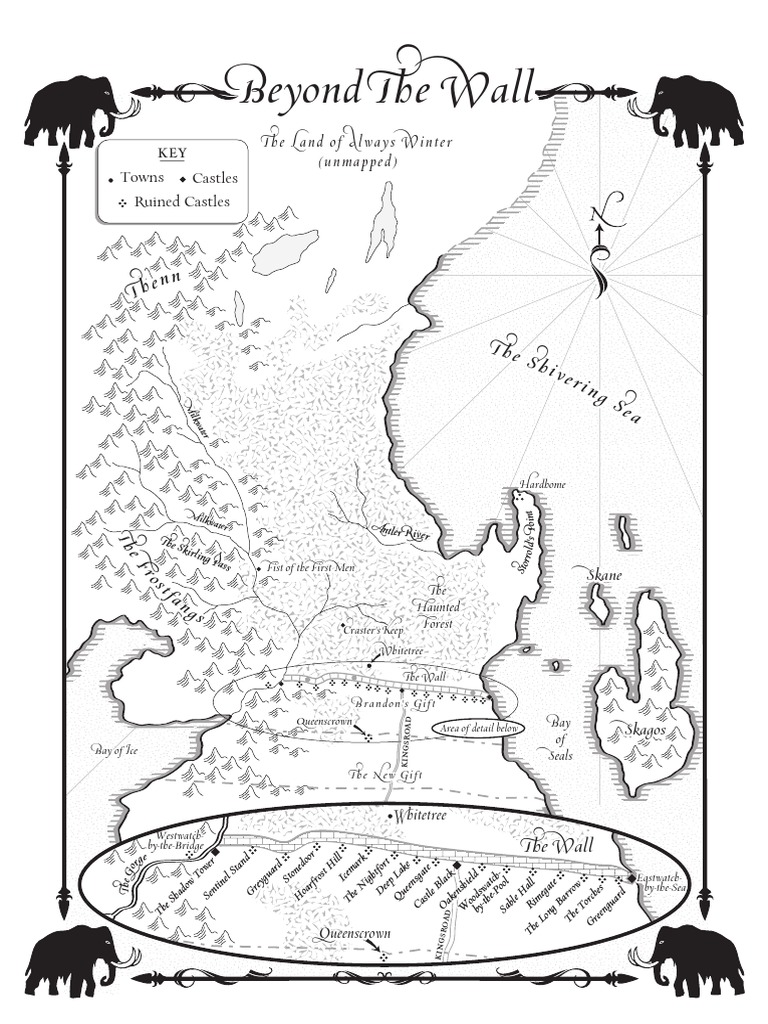 GoT Map | PDF | World Of A Song Of Ice And Fire