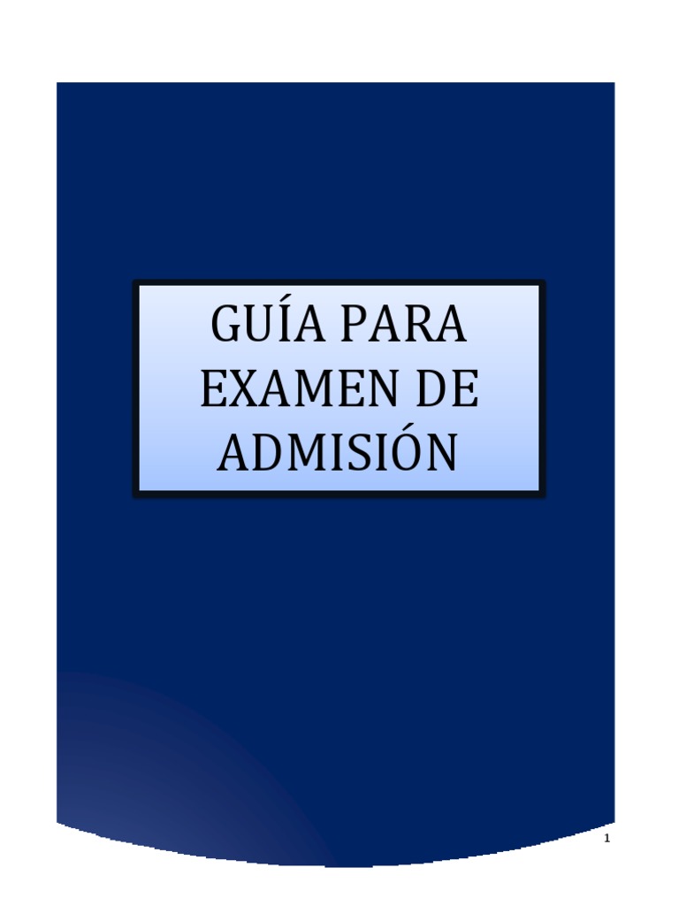 PREPA - GUIA EXAMEN DE ADMISION 2023 - Act | PDF | Mezcla | Química