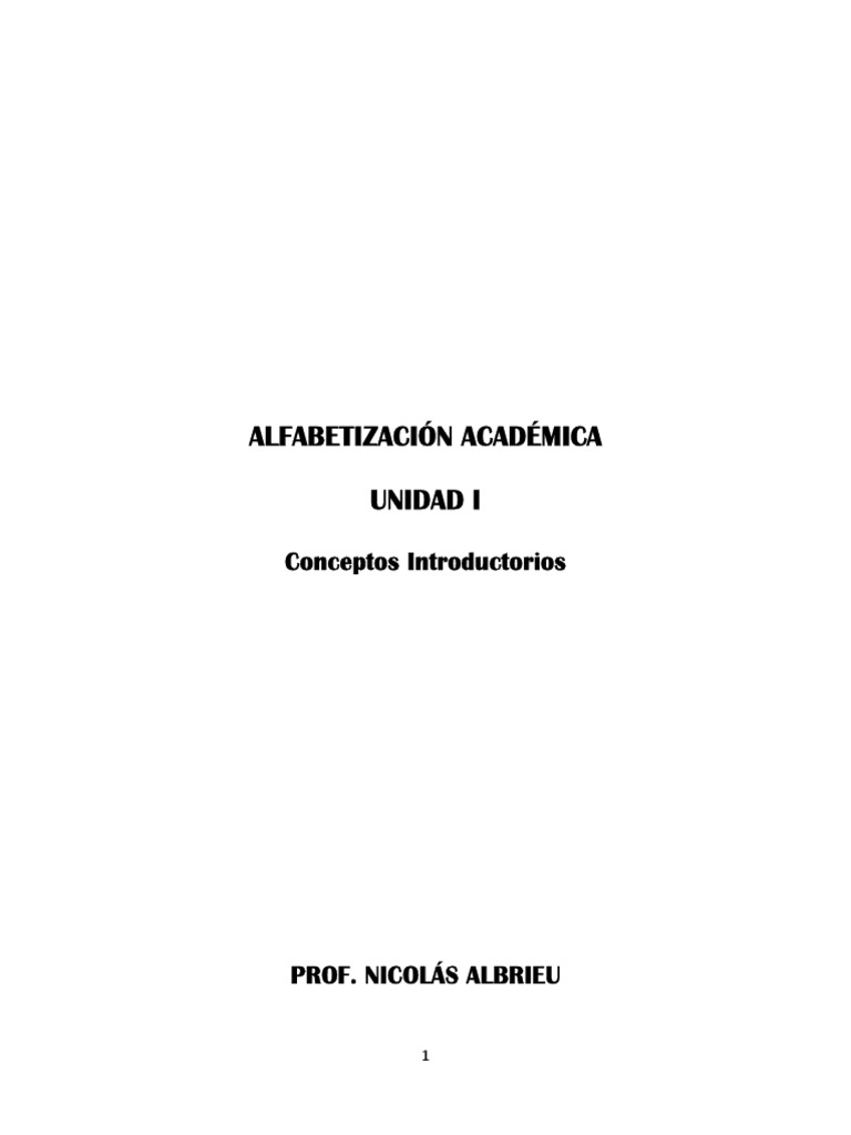 01 - Unidad I - Conceptos Introductorios | PDF | Aprendizaje | Mente