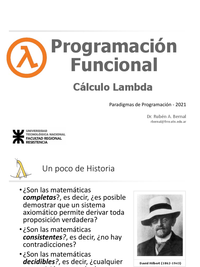 3-PF2 - Calculo Lambda | PDF | Matemáticas | Metalogica