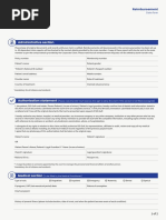 COCOLIFE Heathcare Reimbursement Form | PDF | Patient | Medical Record