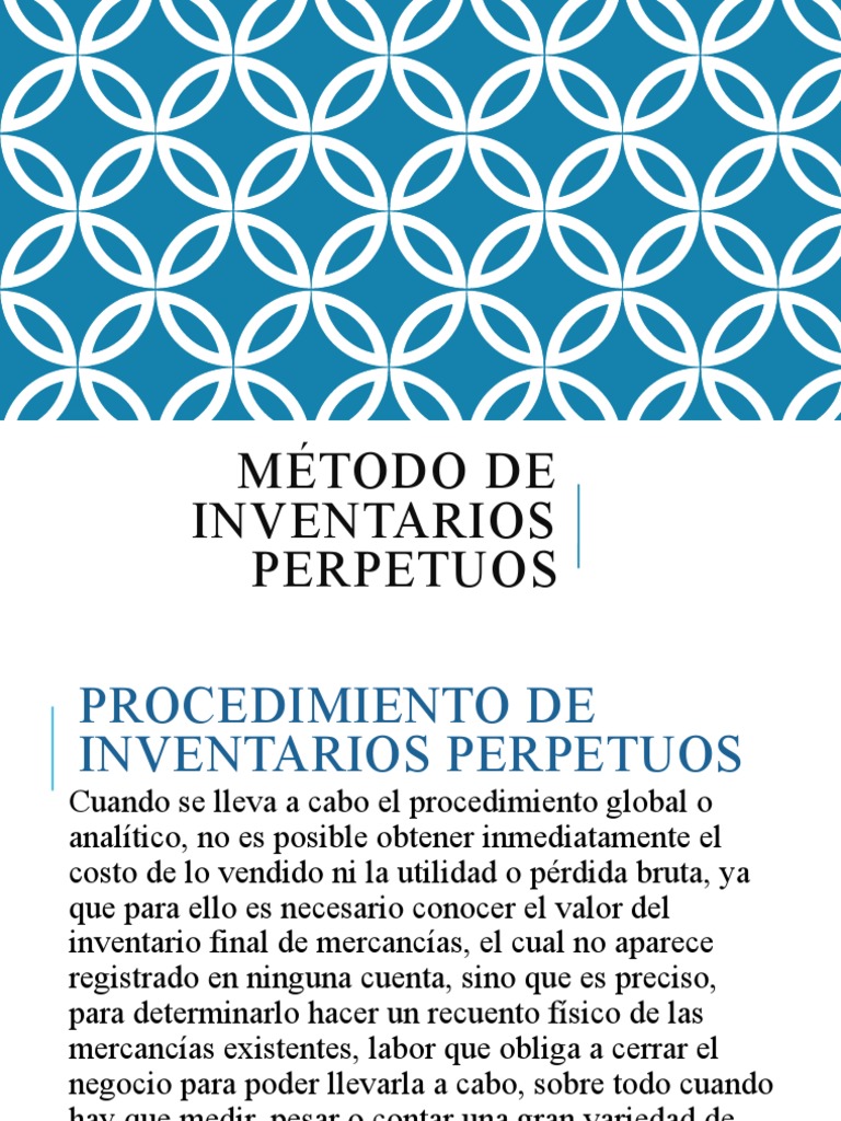 Método de Inventarios Perpetuos | PDF | Inventario | Economias