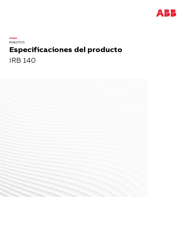 Irb 140 | PDF | Robot | Robótica