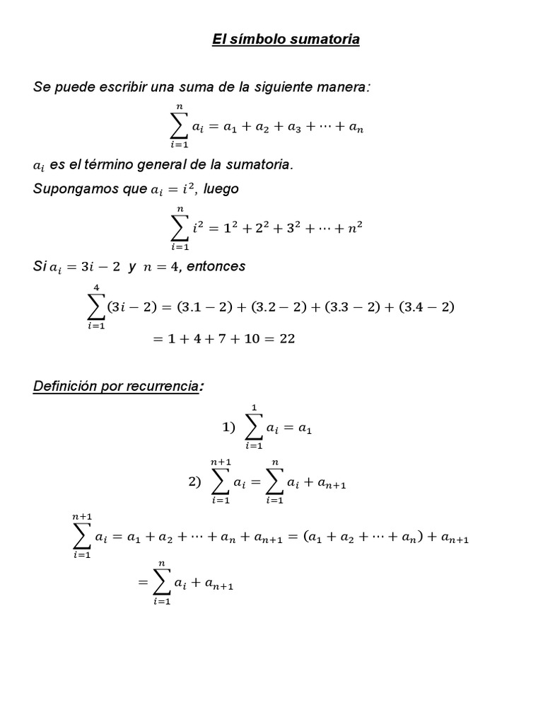 el simbolo sumatoria 1 (2) | PDF