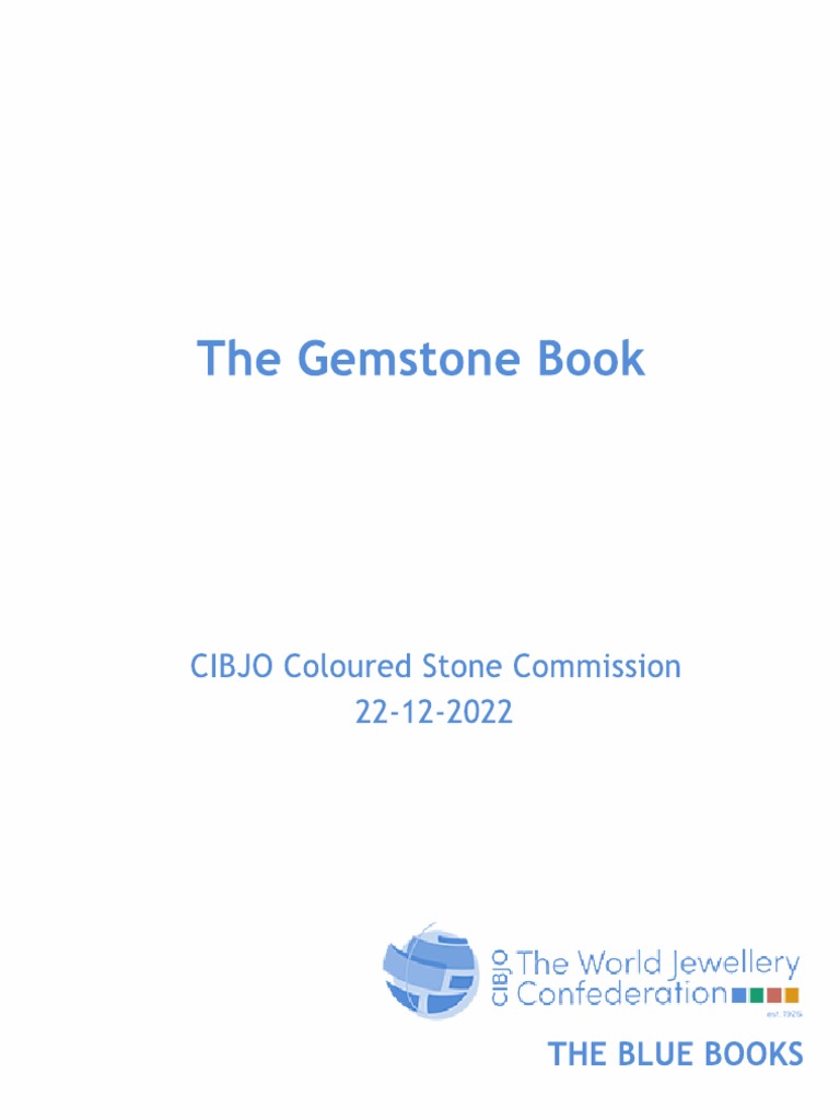 22-12-22-Official-Gemstone-Book CIBJO | PDF | Gemstone | Materials