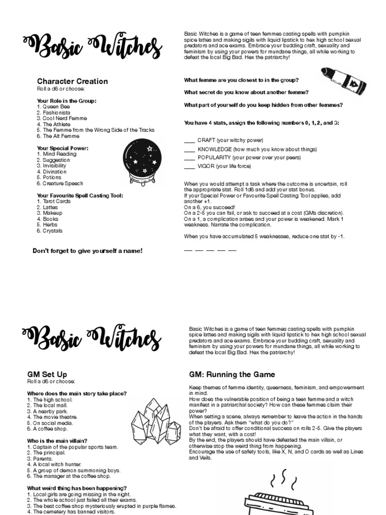 Basic Witches | PDF