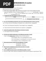 Diary Entry Class 9 - Format, Topics, Questions (With Answers) | PDF