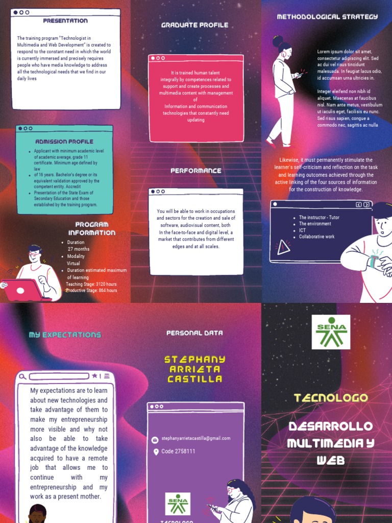 Folleto Tecnologia | PDF | Multimedia | Educational Technology