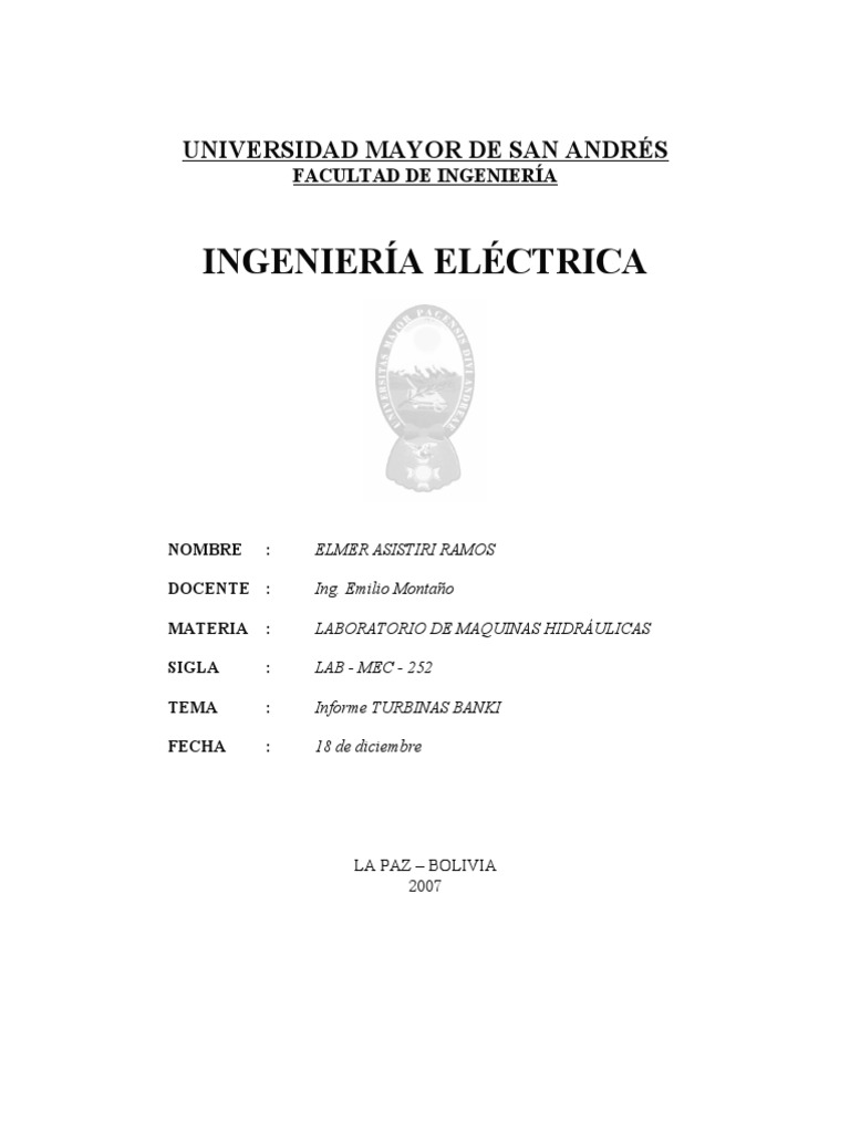 caratula hidraulica | PDF