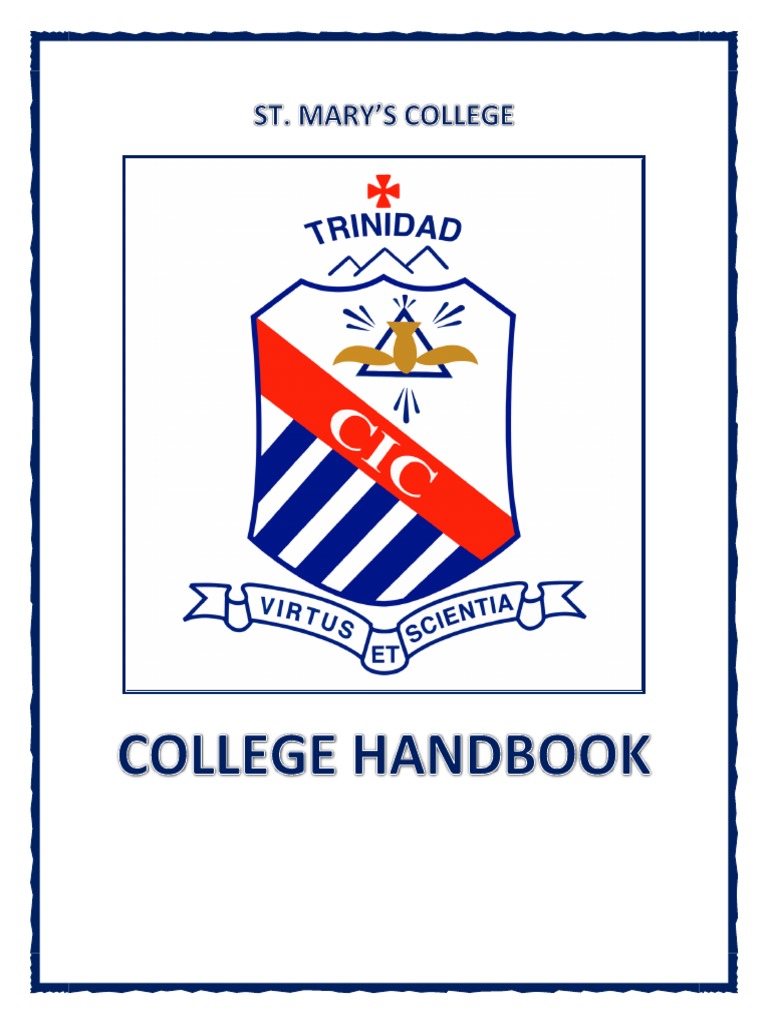 Cic Student Handbook 8 1 | PDF | Schools | Trousers