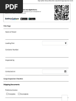 Container Check List - Revision 01 | PDF | Pallet | Cargo