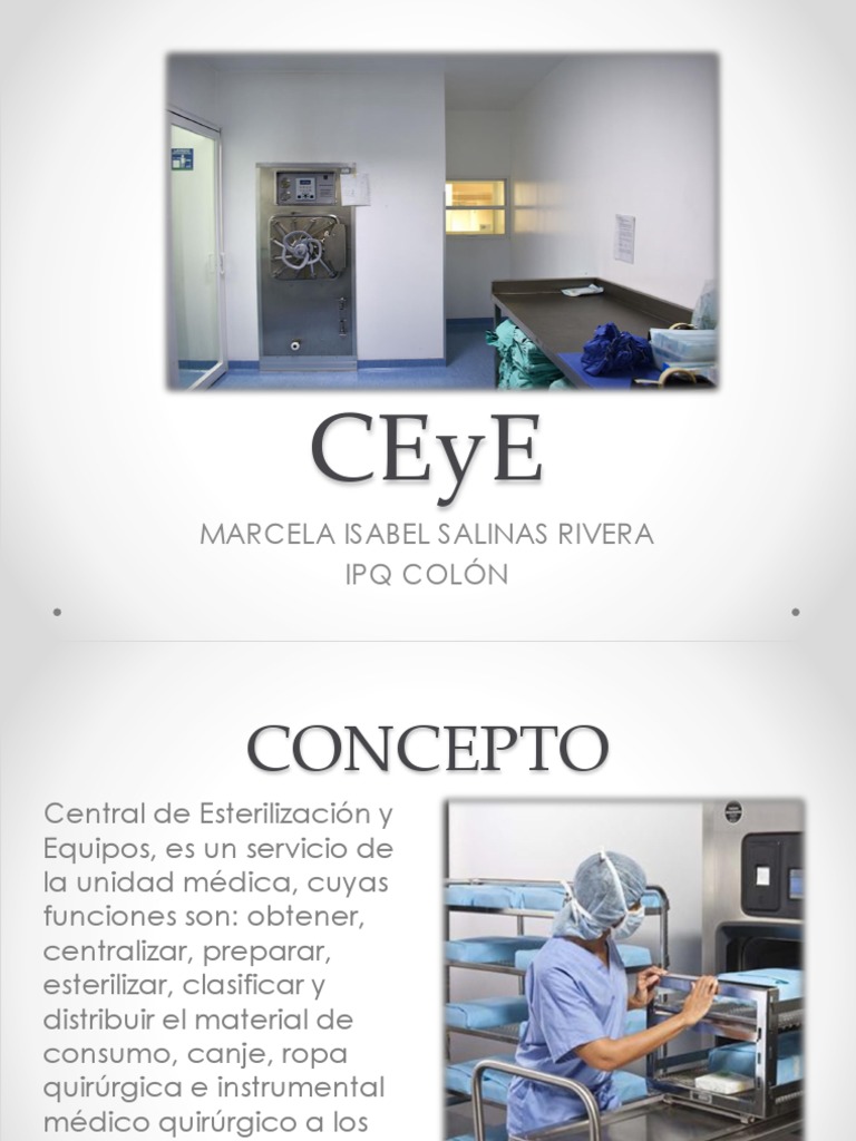 CEyE 1 | PDF | Esterilización (Microbiología) | Ventilación (Arquitectura)
