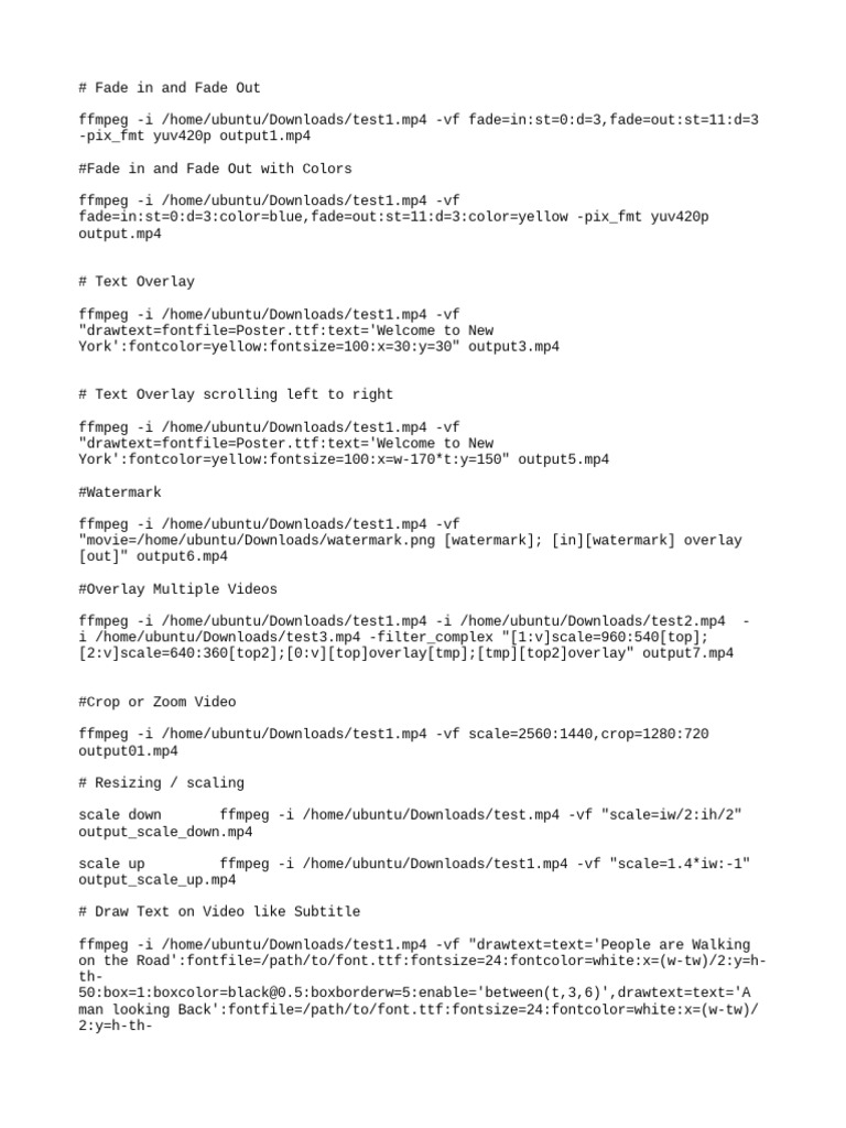 Ffmpeg | PDF | Digital Television | Video
