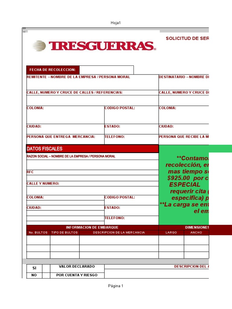 Formato Recoleccion Tres Guerras 1 | PDF