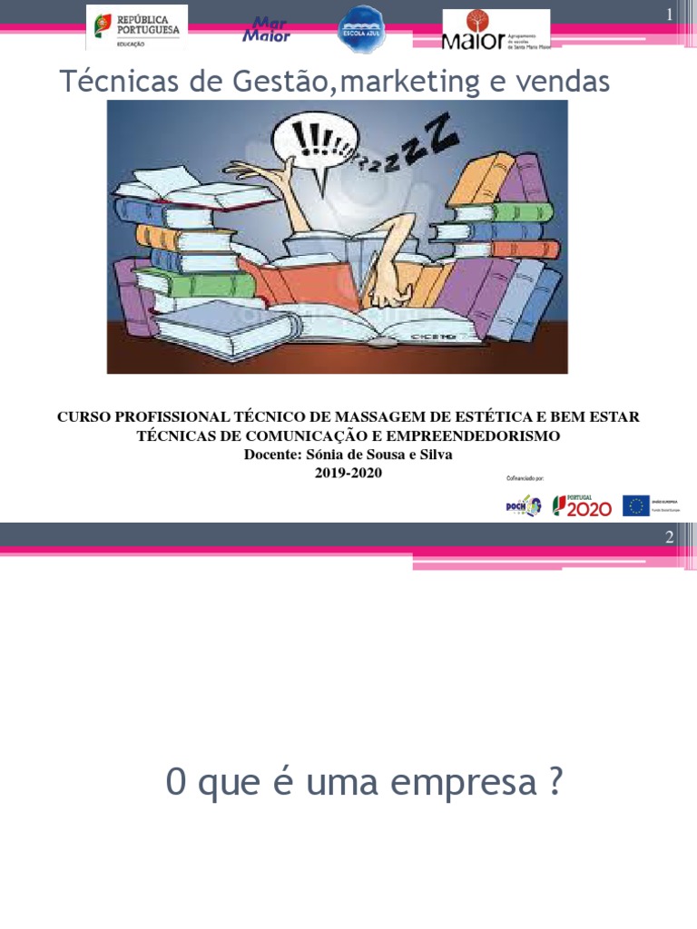Manual De Apoio De Gestão Marketing E Vendas Pdf Marketing
