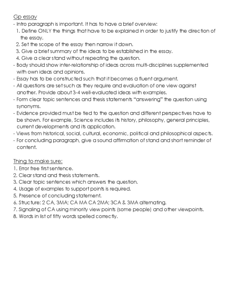 GP Essay | PDF | Genetic Engineering | Essays