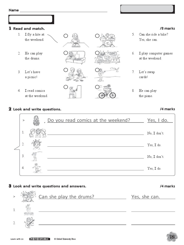 LWU 3 Unit 4 Standard Test | PDF