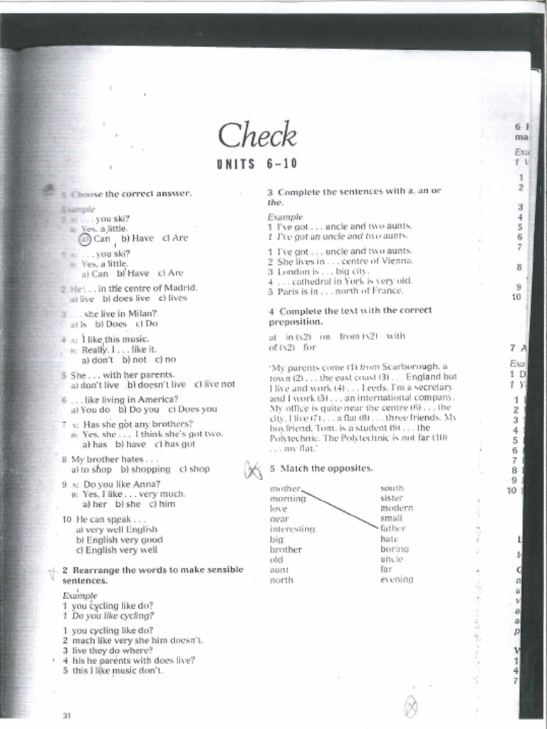 Check Vocabulary | PDF