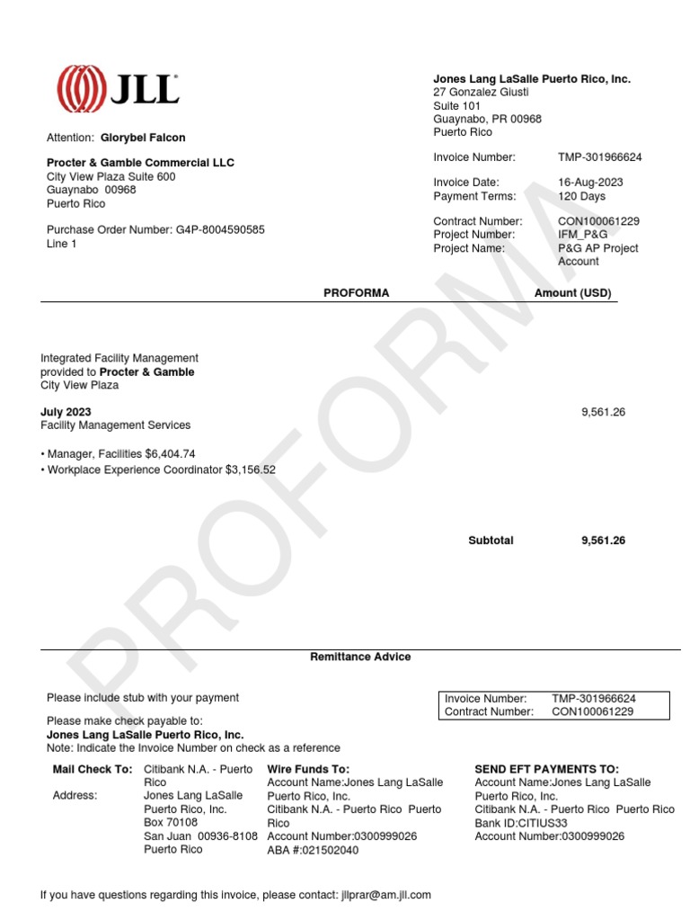 Pra05 TMP-301966624 PR002 | PDF | Invoice | Financial Services