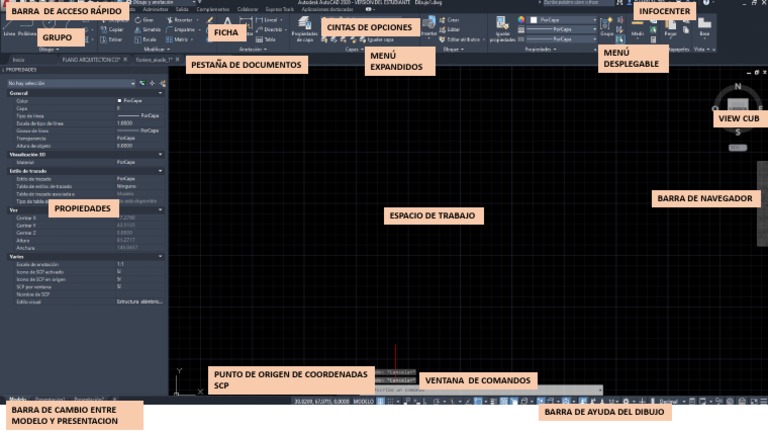 Elementos de Interfaz en Software CAD | PDF