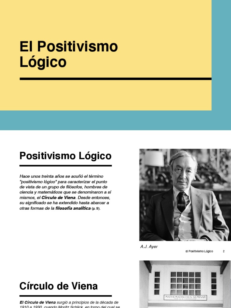 El Positivismo Lógico - Fragmentos | PDF | Positivismo | Metafísica