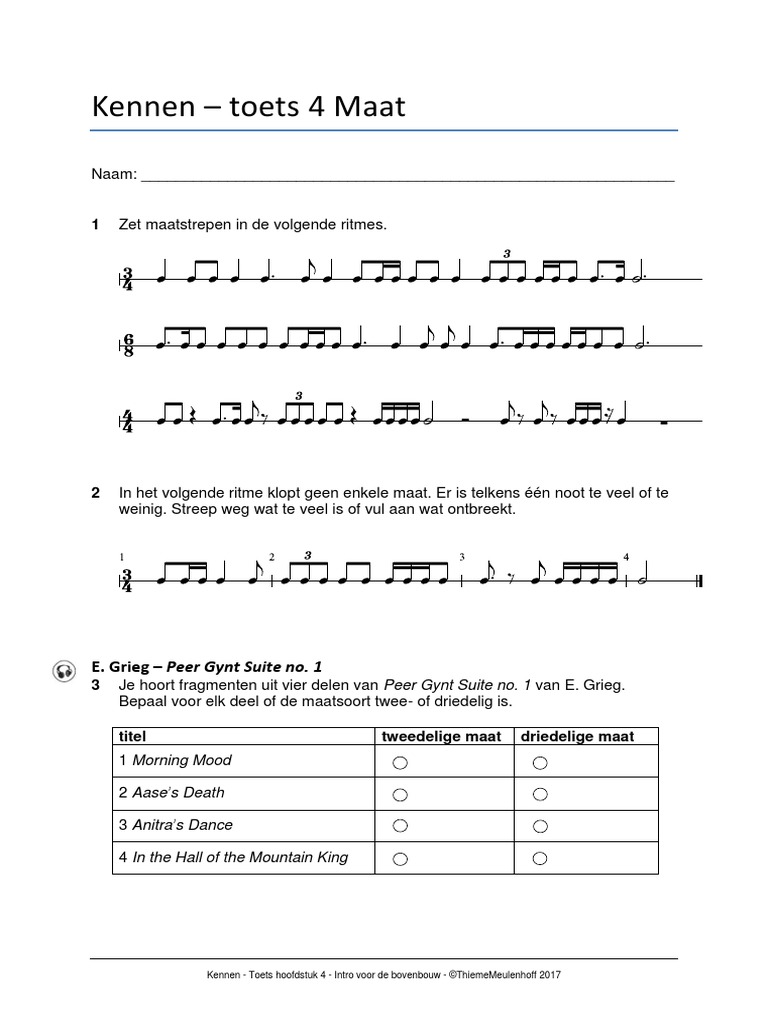 K 04 Maat Toets | PDF