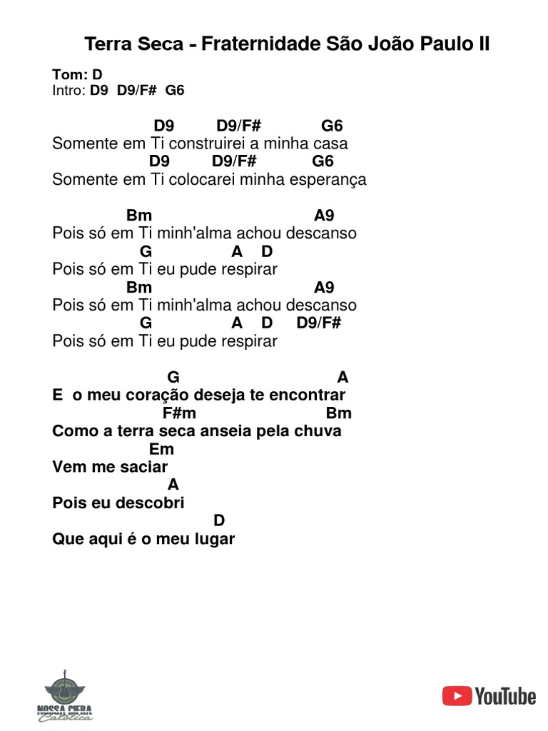 Terra Seca - FSJPII (CIFRA) | PDF