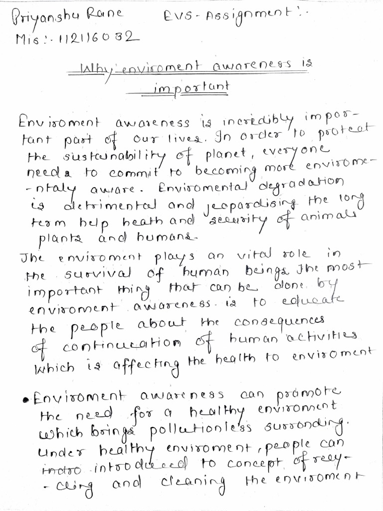 Evs Assignment | PDF