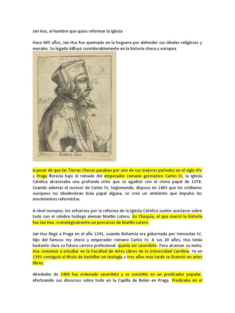 Jan Hus | PDF