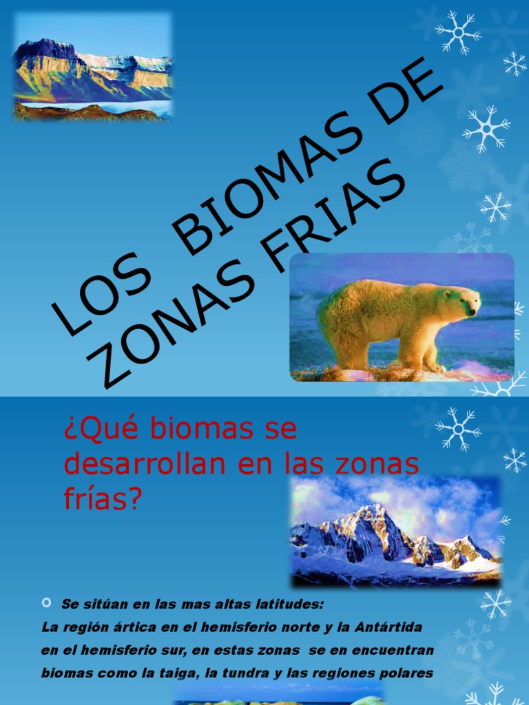 Biomas de Zonas Frías: Taiga y Tundra | PDF