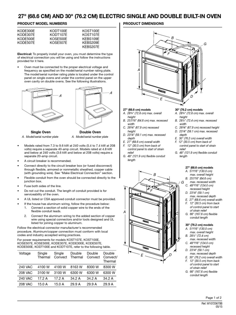 KODE500ESS Dimension Guide en | PDF | Electrical Wiring | Electrical ...