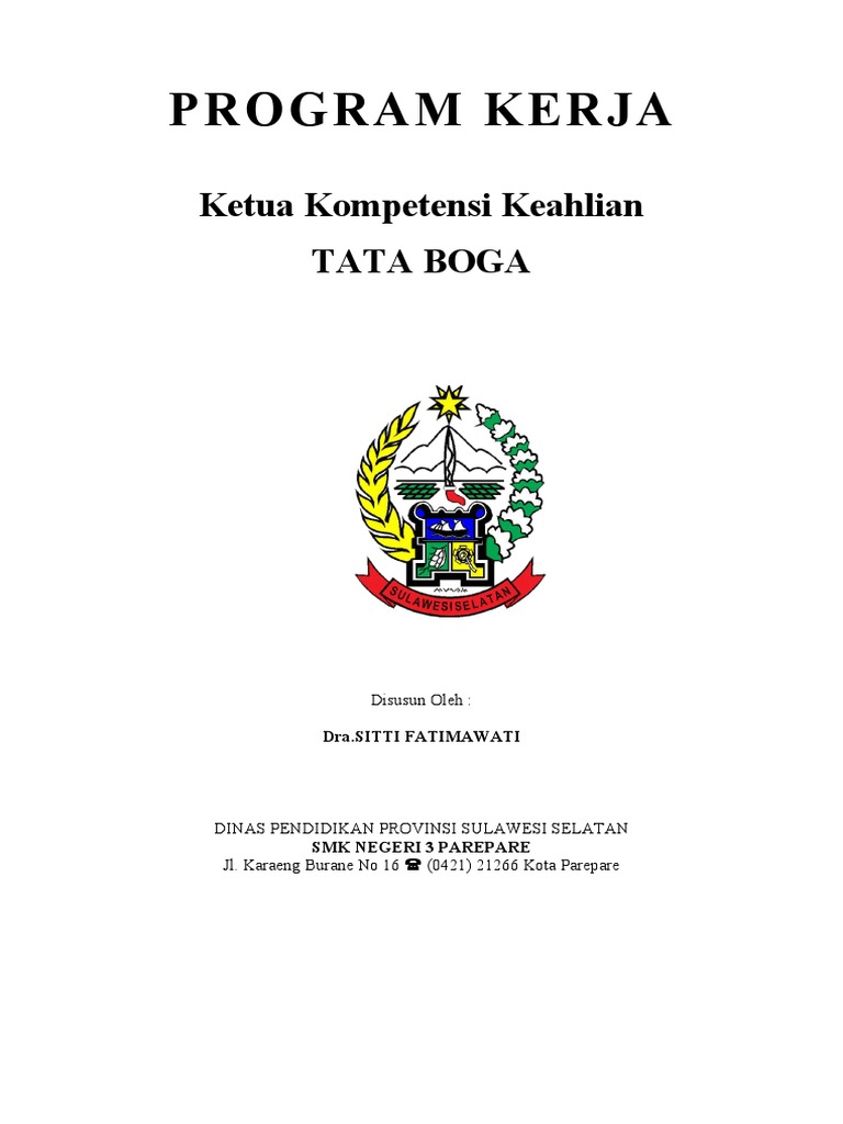 PROGRAM - KERJA - KAJUR Boga - Docx | PDF