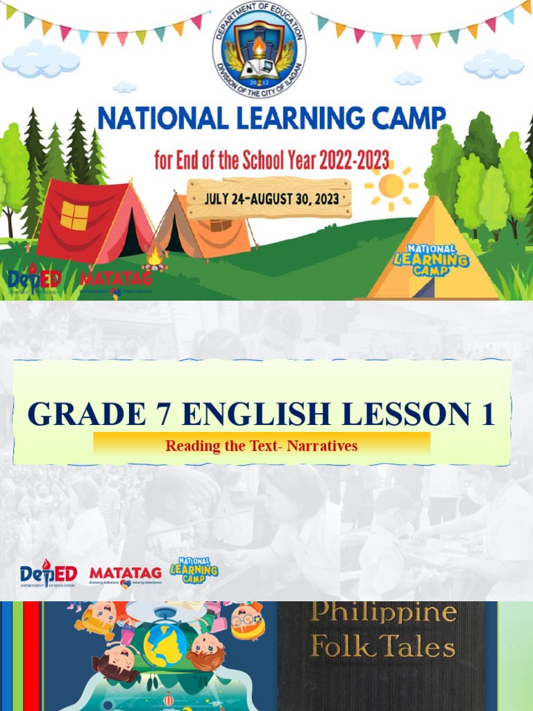 Lesson 1 English 7 narrativeNLC | PDF | Narrative