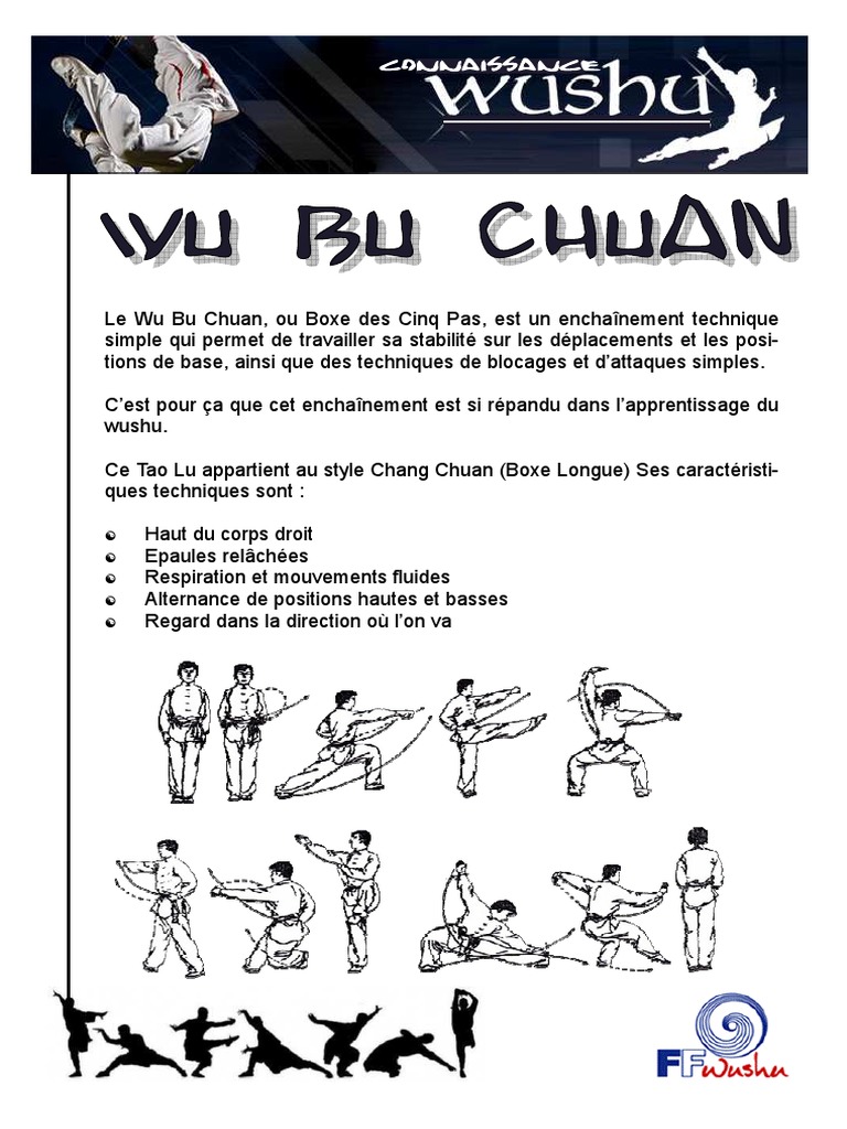 Introduction au Wu Bu Chuan en Wushu | PDF