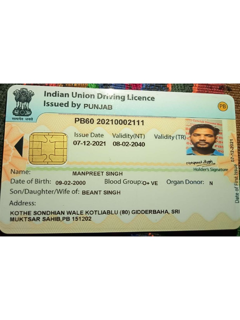 Driving License | PDF