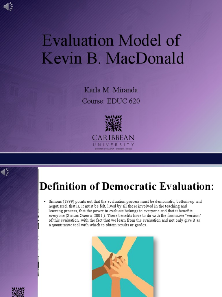 Democratic Evaluation Model | PDF | Evaluation | Information