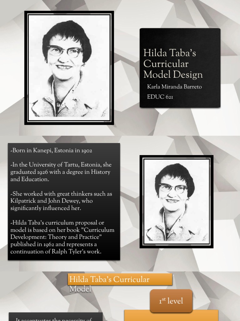 Hilda Taba's Curricular Design | PDF | Curriculum | Behavior Modification