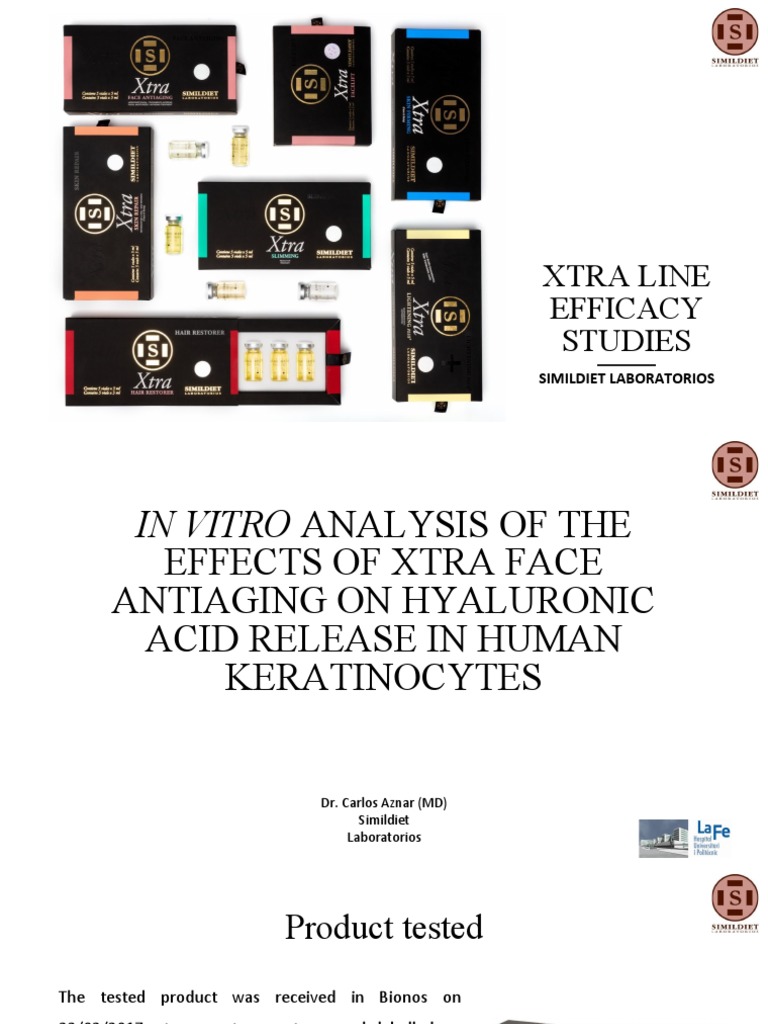Xtra Face Antiaging Efficacy Study | PDF | Acid | In Vitro