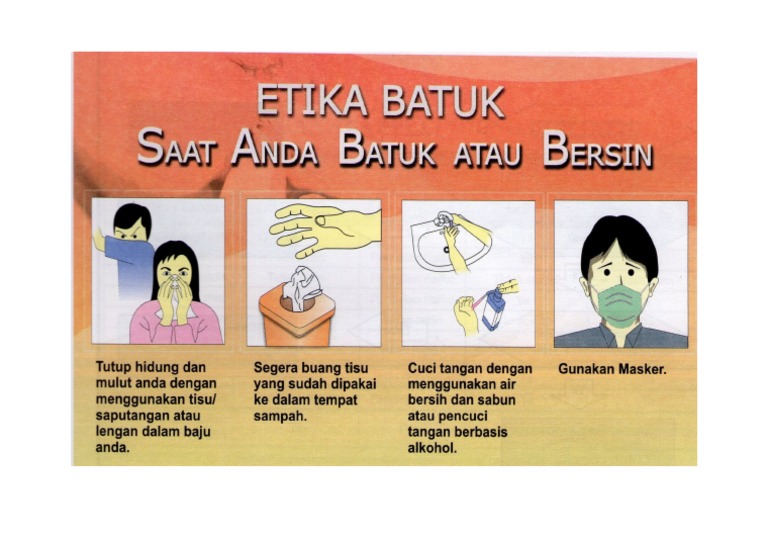 Leaflet Etika Batuk | PDF