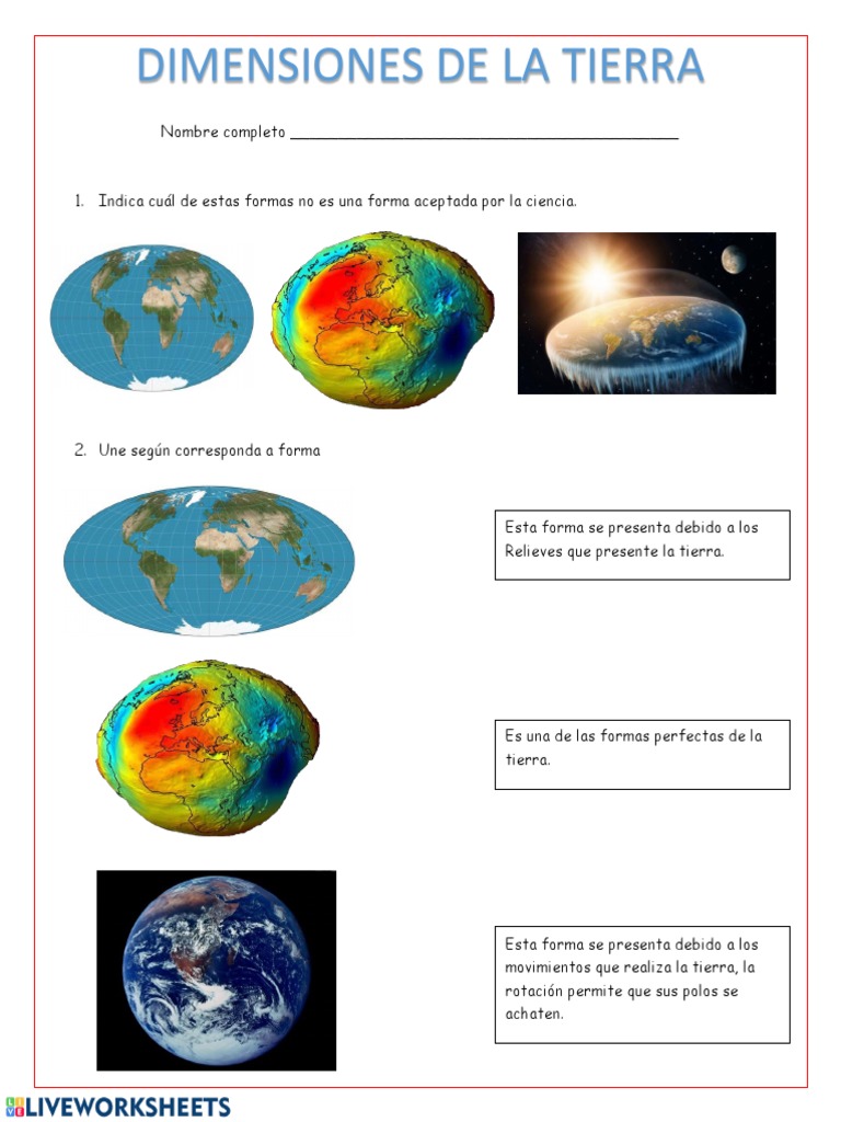 Formas y Dimensiones de La Tierra | PDF