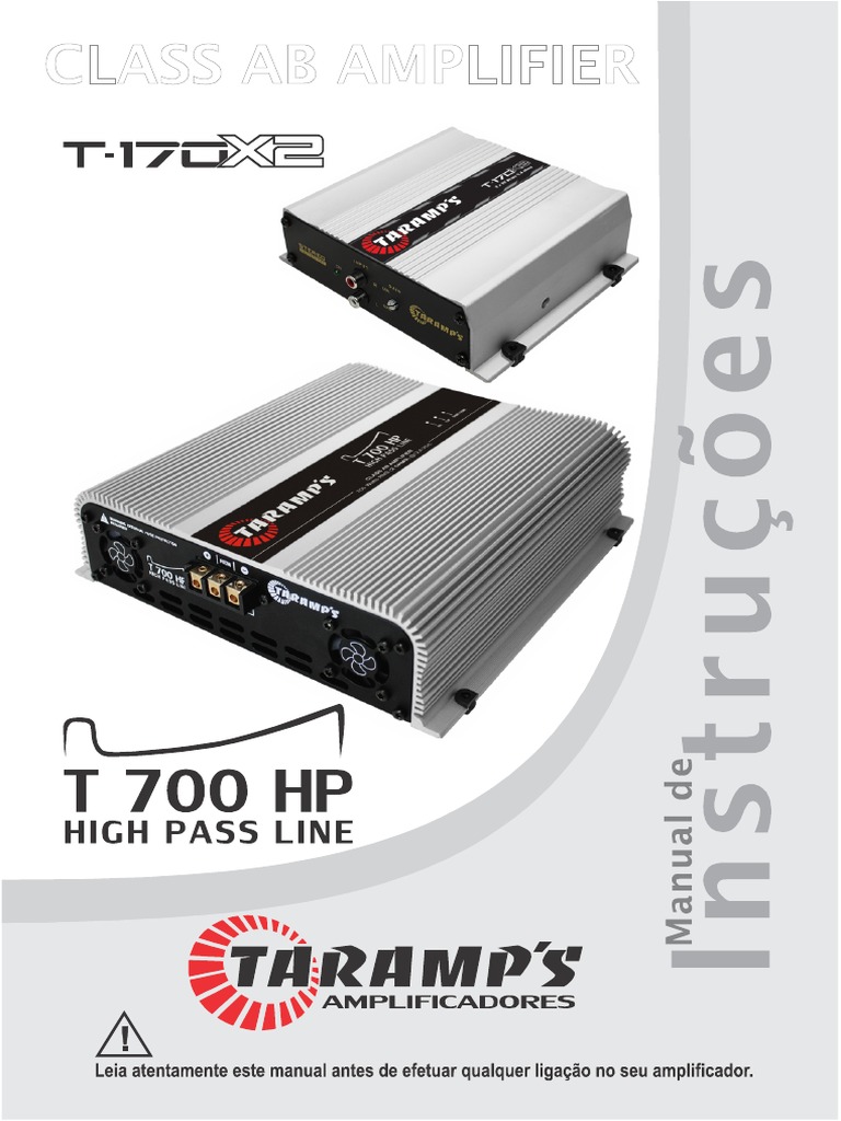 Manual T700HP e T170 R2 - A4 | PDF