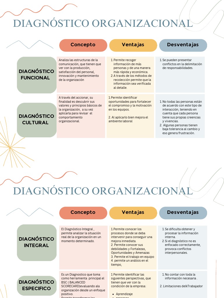 Diagnóstico Organizacional | PDF | Información | Business