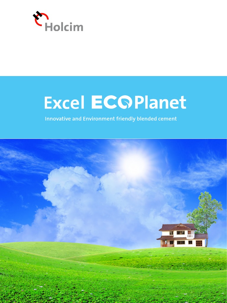 Holcim Excel Ecoplanet 2023 Brochure Type It MH Compressed | PDF | Cement | Concrete