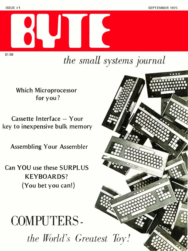 Byte Magazine Vol 00-01 The Worlds Greatest Toy | PDF | Input/Output ...
