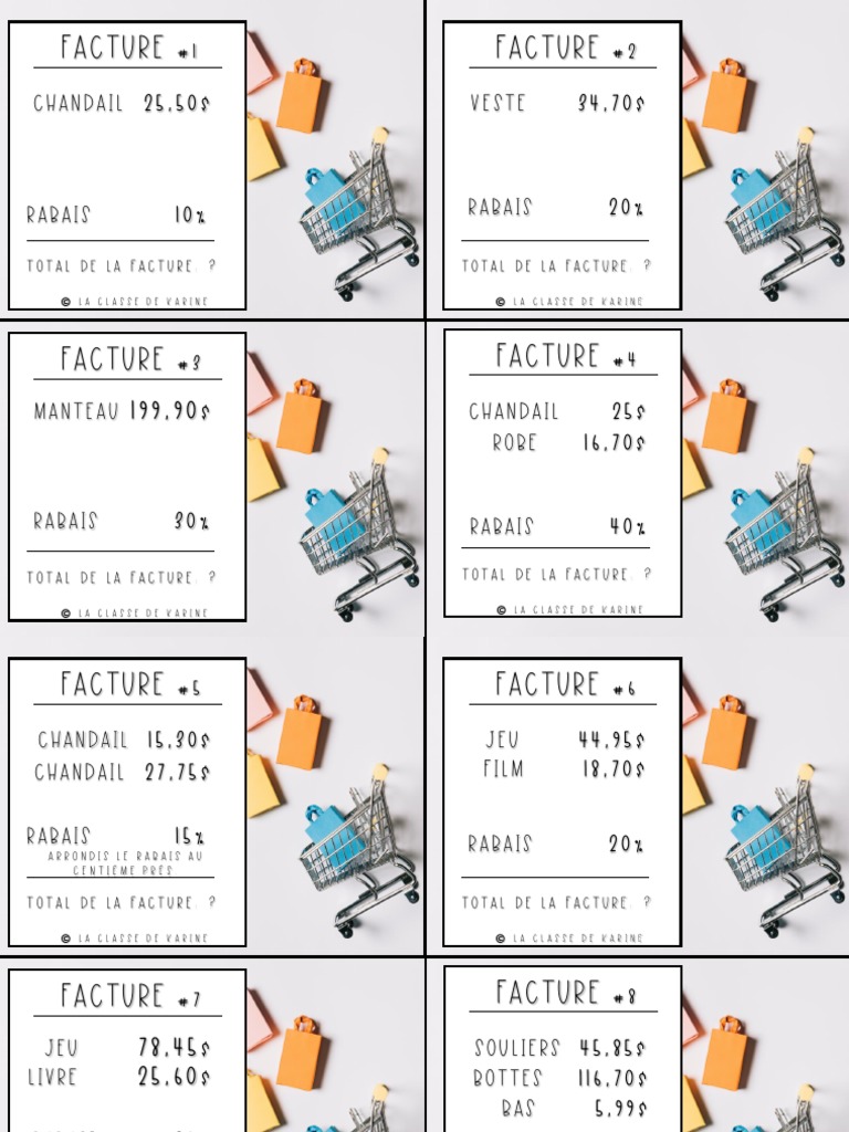 Calculer Le Rabais - Nombres Décimaux | PDF