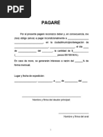 MODELO DE PAGARE PARA EDITAR | PDF