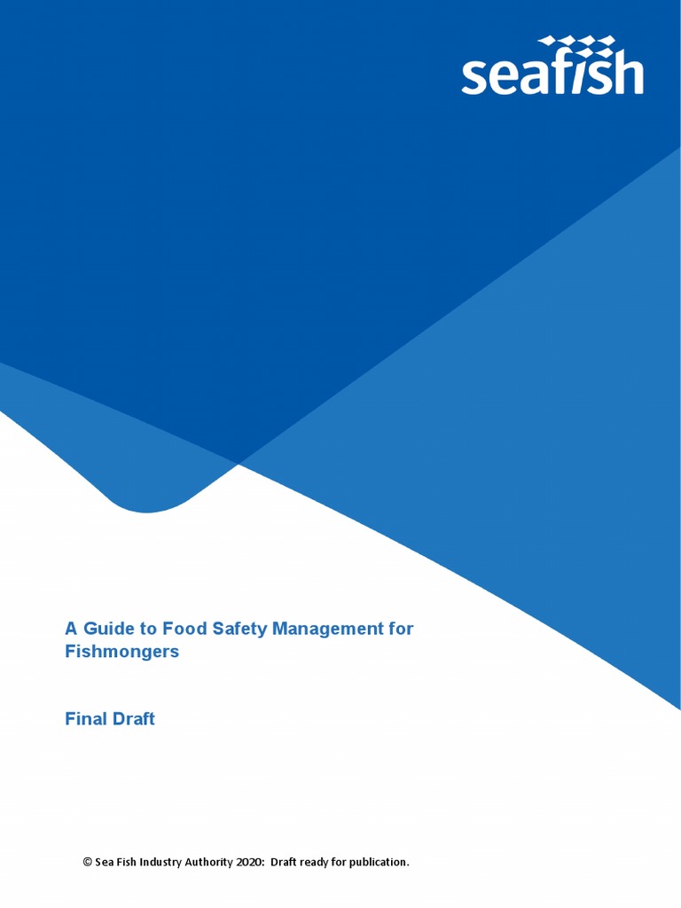 Guide to Food Safety Management for Fishmongers | PDF | Food Safety ...